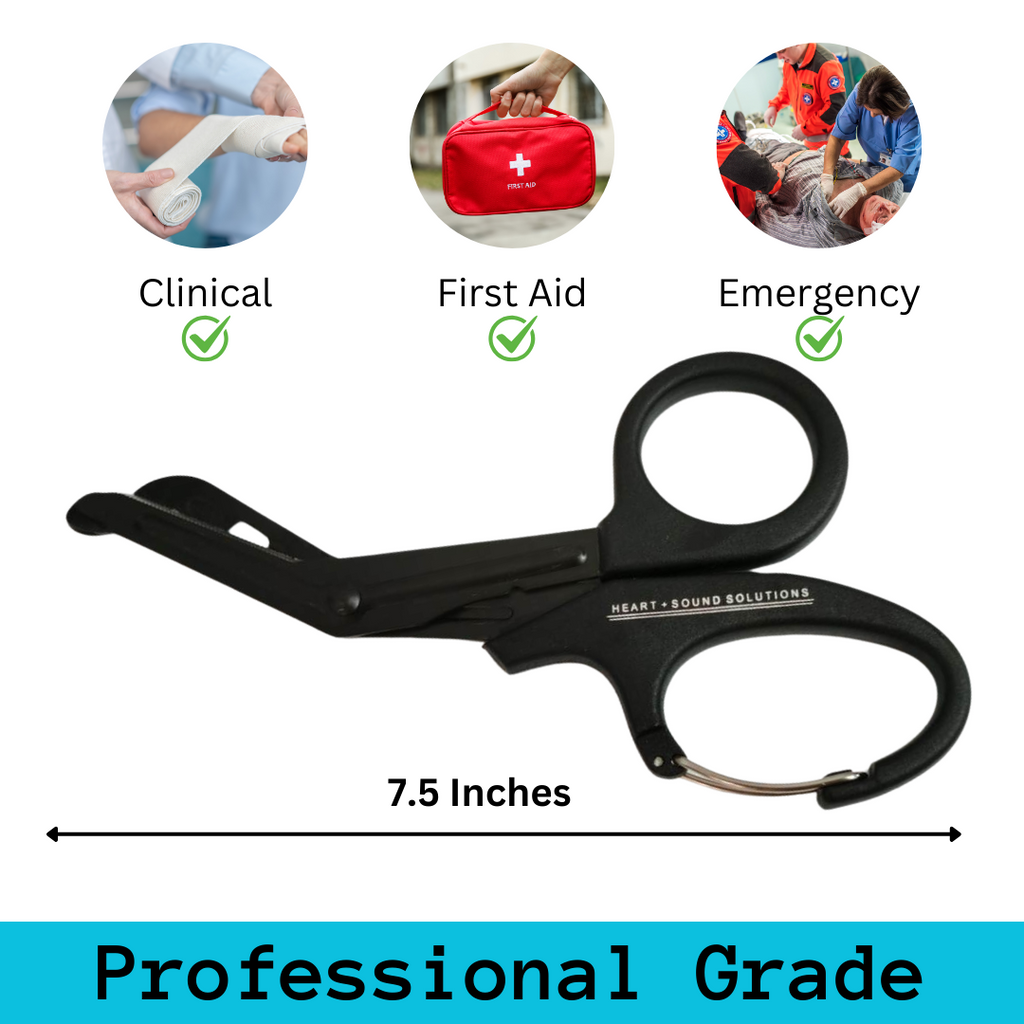 Heart Sound Solutions Trauma Shears, Medical Scissors for Nurses ...